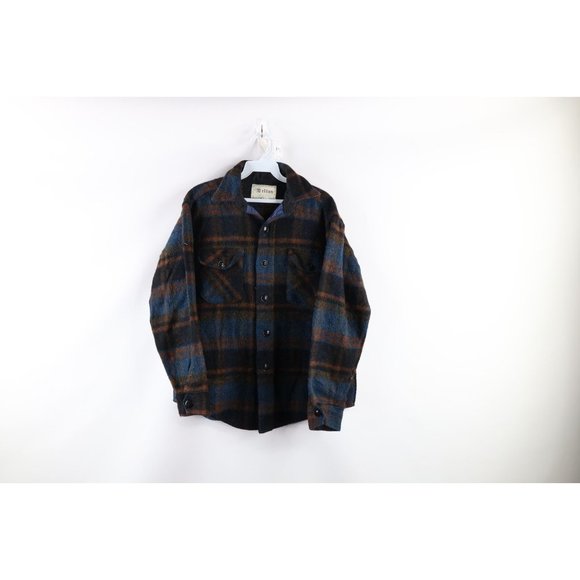 Vintage | Jackets & Coats | Vintage 6s Mens Small Cat Eye Button Wool ...